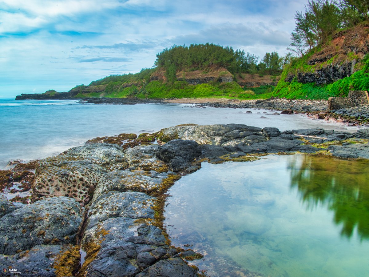 100+ Free Photos - Circular natural pool near Gris Gris in the south of ...